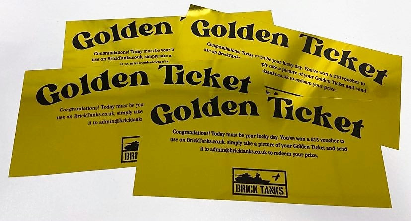 Golden Ticket giveaway! – BRICKTANKS