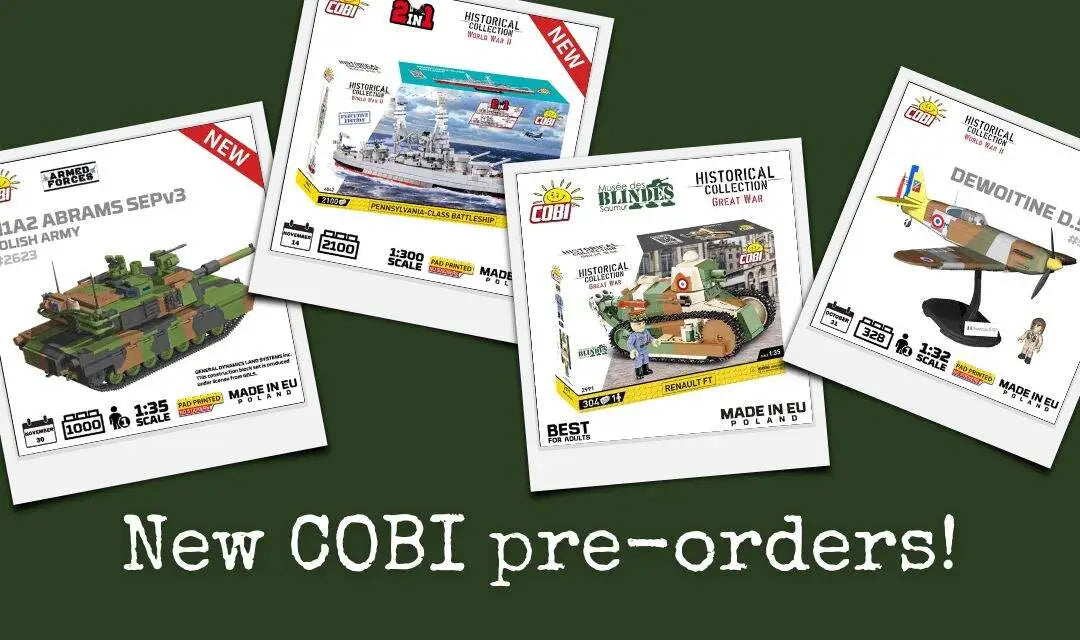 New COBI pre-orders! – BRICKTANKS
