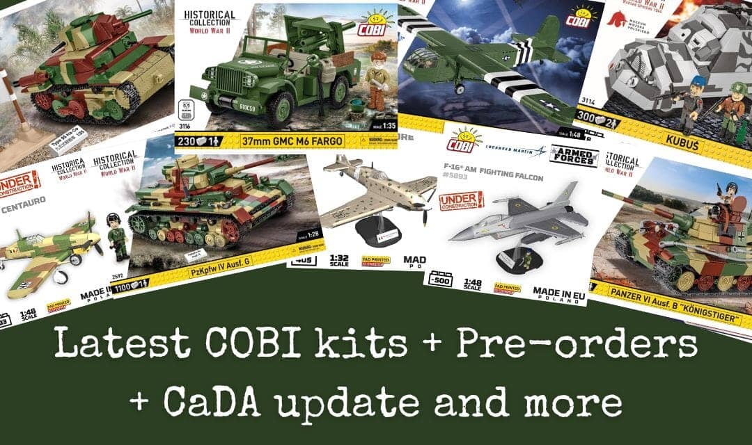 Pre-orders are live + More COBI kits announced! – BRICKTANKS