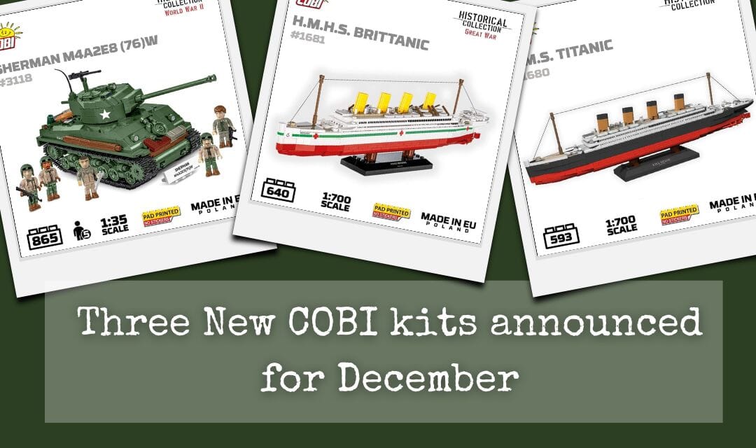 Three New COBI models + Spare Parts Update – BRICKTANKS