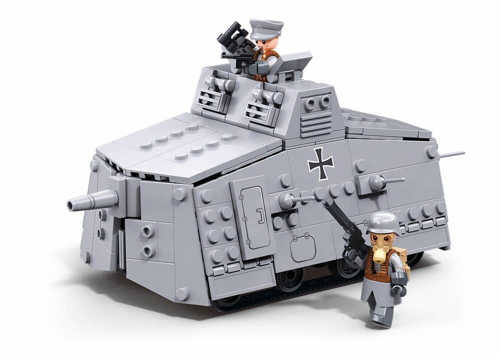 A7V brick tank model - Sluban M38-B1295 - 506 bricks – BRICKTANKS