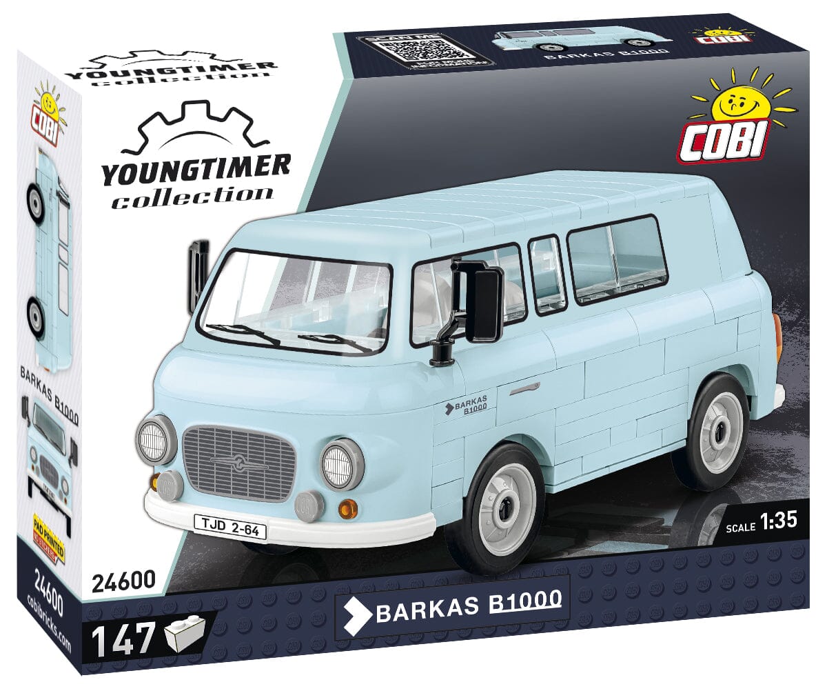 Barkas B1000 brick model van - COBI 24600 - 147 bricks – BRICKTANKS