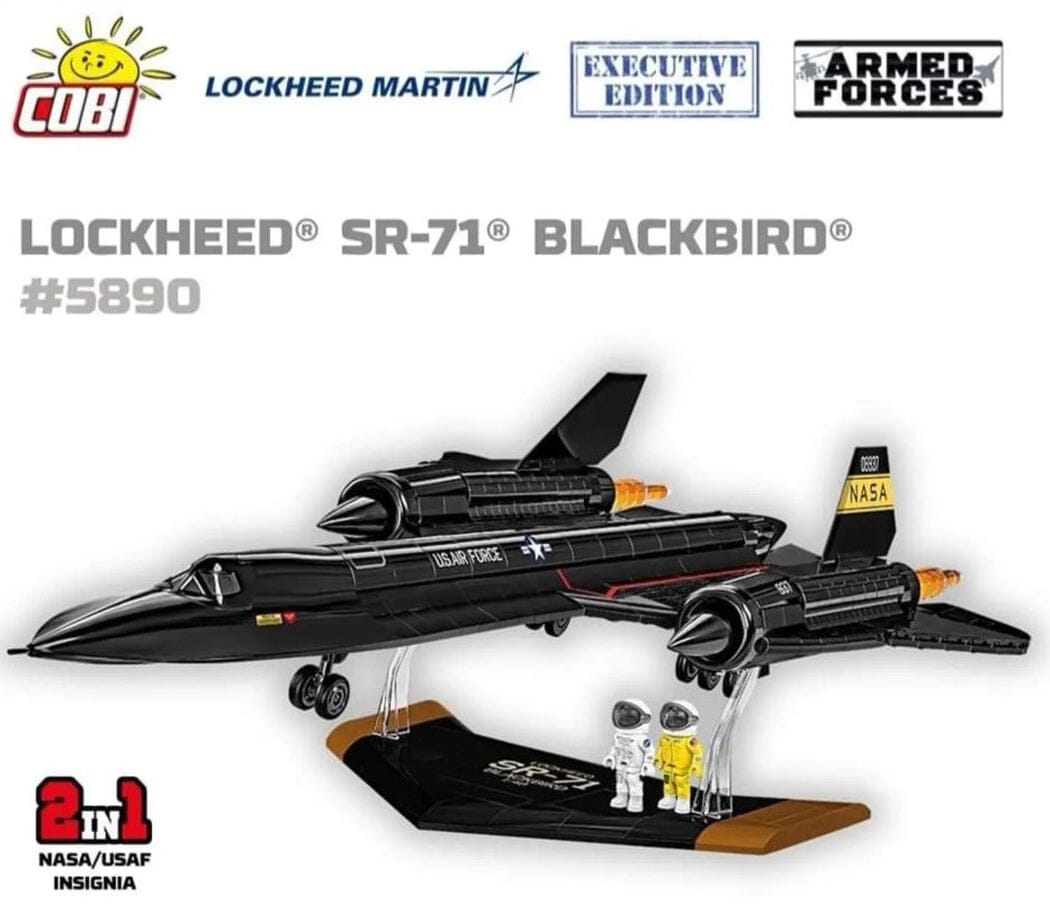 Executive Edition Lockheed SR-71 Blackbird brick aircraft model - COBI ...