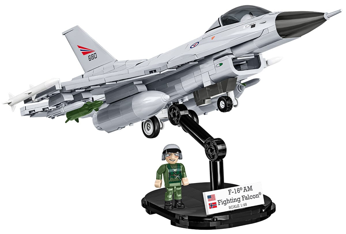 F-16 AM Fighting Falcon brick plane model - COBI 5913 - 499 bricks ...