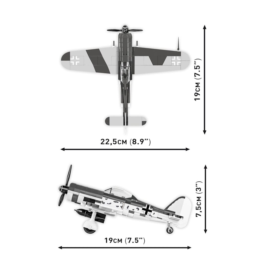 Focke-Wulf Fw 190 F-8 brick plane model - COBI 5871 - 170 bricks ...