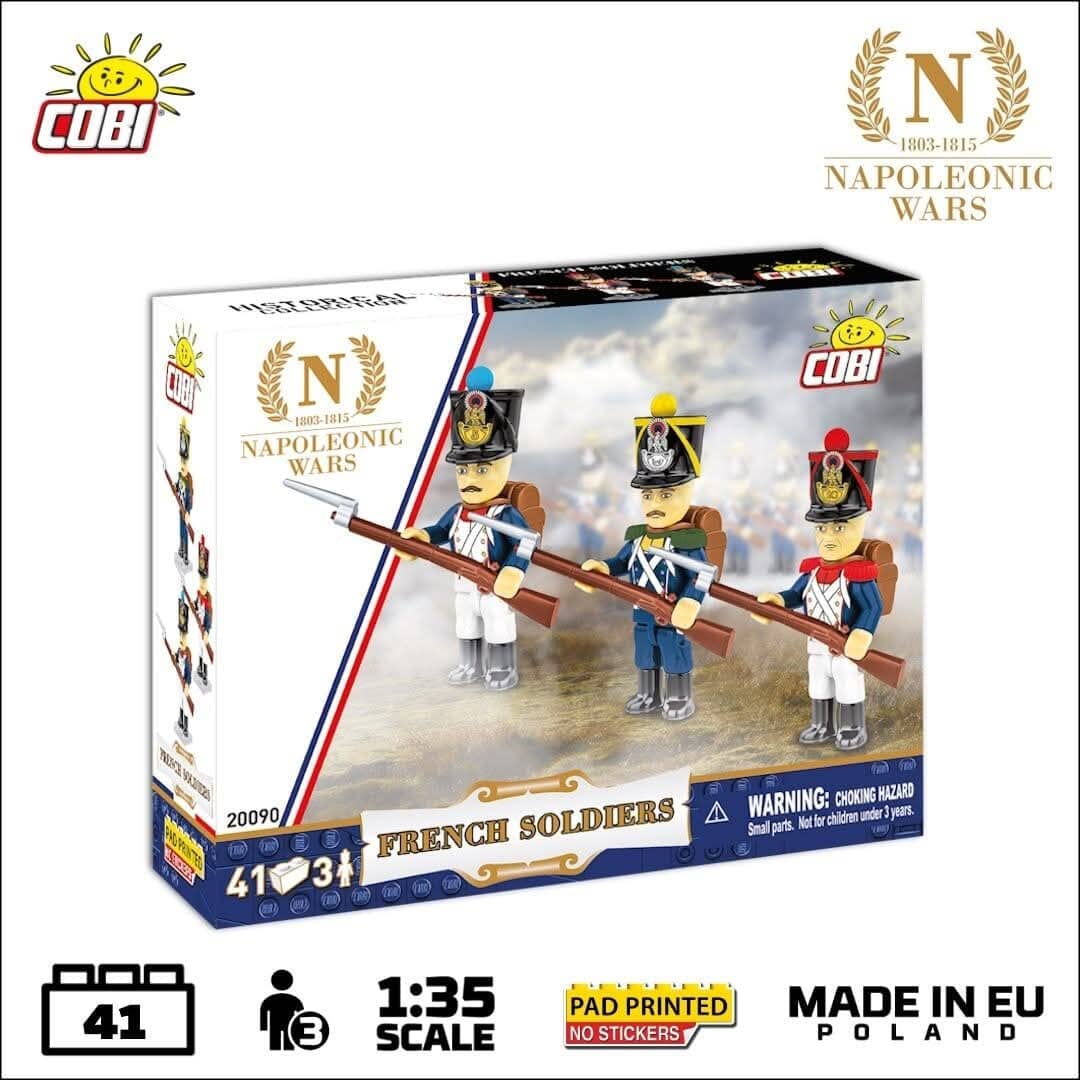 French soldiers (Napoelonic Wars) - COBI 20090 - 3 figures – BRICKTANKS