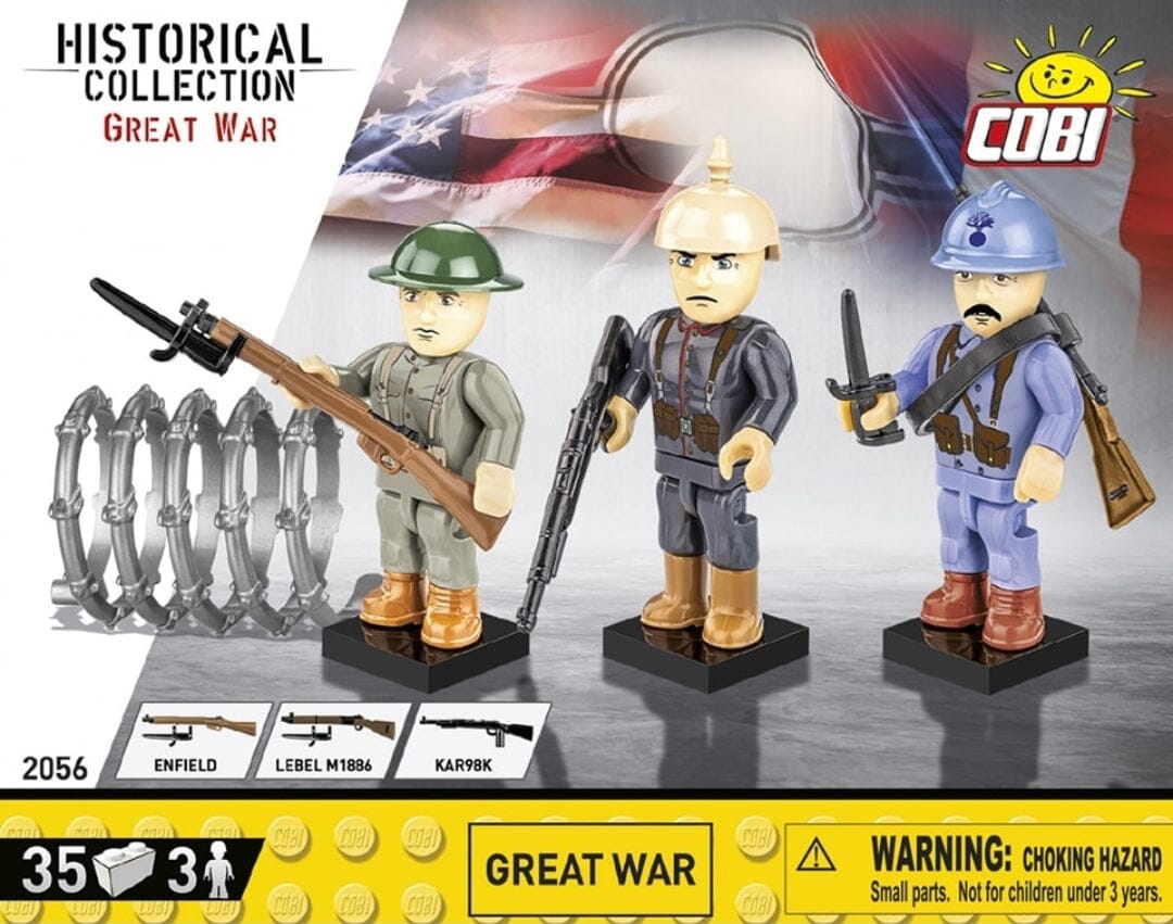 Great War figures - COBI 2056 - 35 bricks – BRICKTANKS