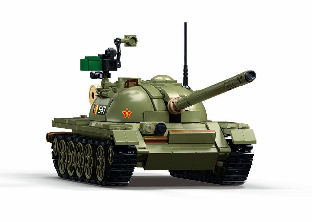 T-54S (3 into 1) brick tank model - Sluban M38-B1135 - 604 bricks ...