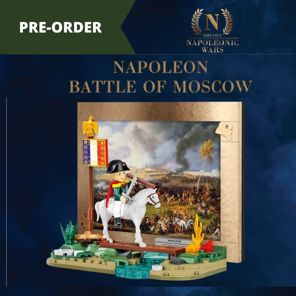 Napoleon Battle of Moscow brick model - COBI 20091 - 148 bricks ...