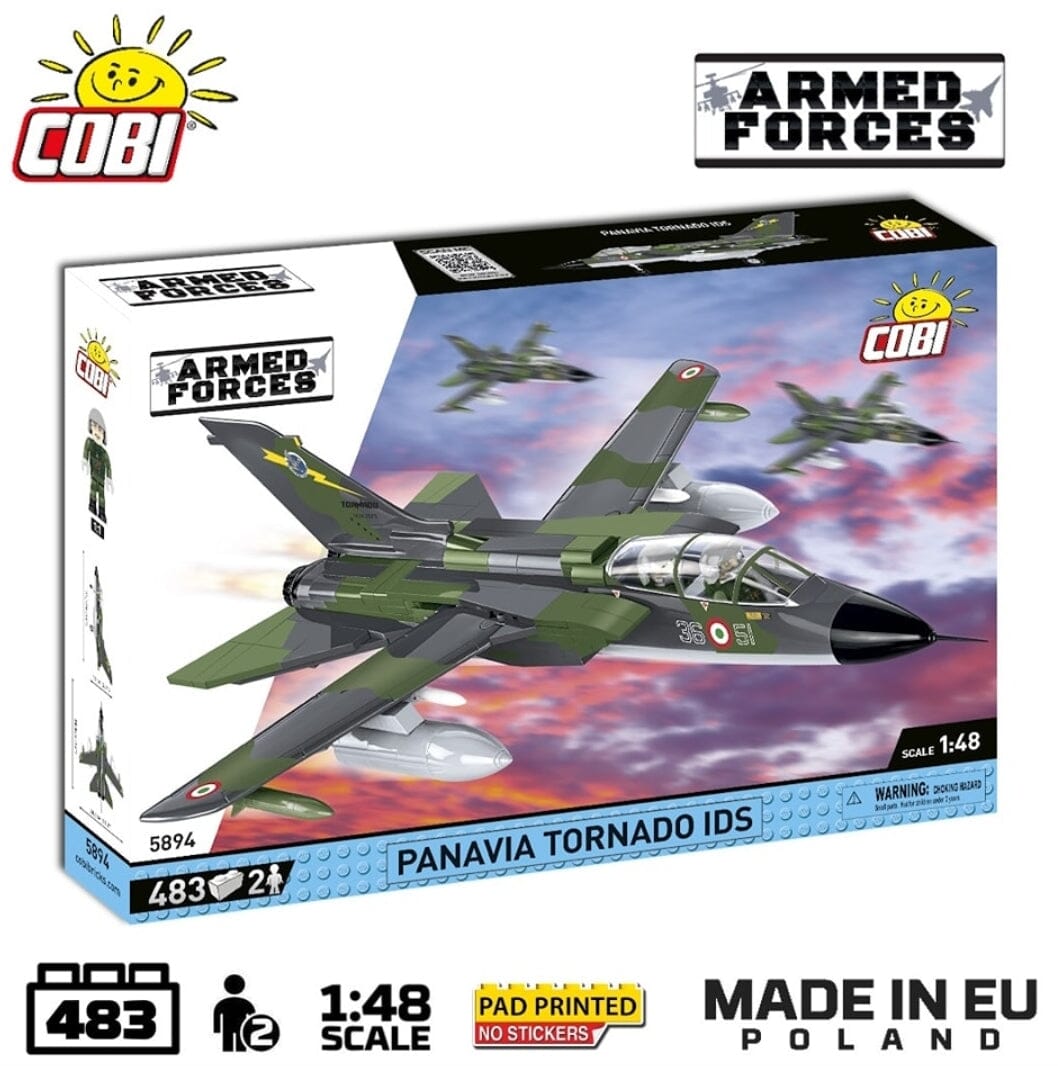Panavia Tornado IDS brick plane model - COBI 5894 - 483 bricks – BRICKTANKS