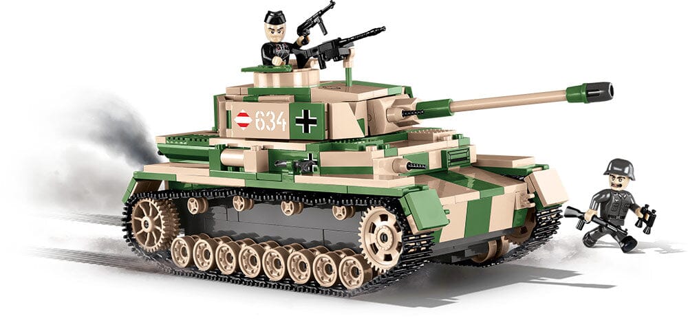 Panzer IV Ausf.F1/G/H - COBI 2508A - 500 brick medium tank – BRICKTANKS