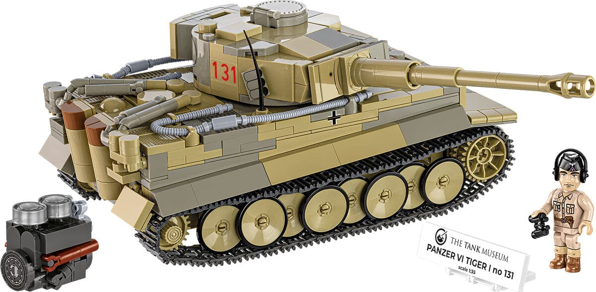 Panzer VI Tiger No. 131 The Tank Museum brick tank model - COBI 3123 ...