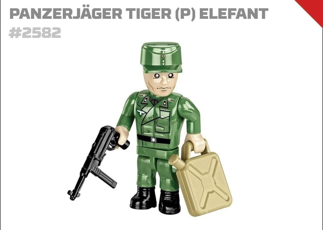 Panzerjager Tiger (P) Elefant (Sd.Kfz. 184)1944 brick tank model - COB ...