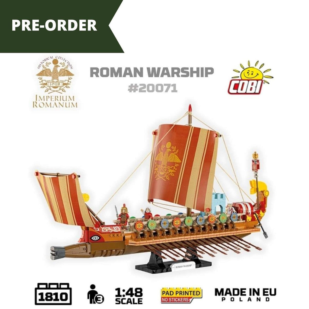 Roman warship brick model - COBI 20071 - 1710 bricks Ship Cobi