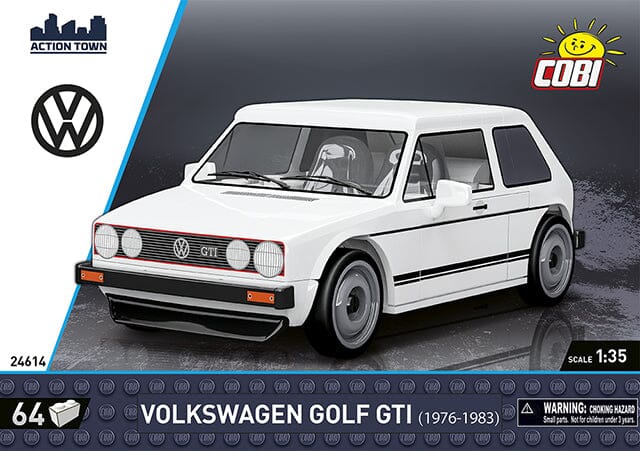 Volkswagen Golf GTI car brick model (1976) - COBI 24614 - 64 bricks ...