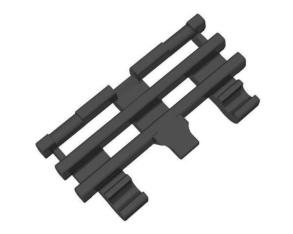 Crawler link small, black - BRICKTANKS