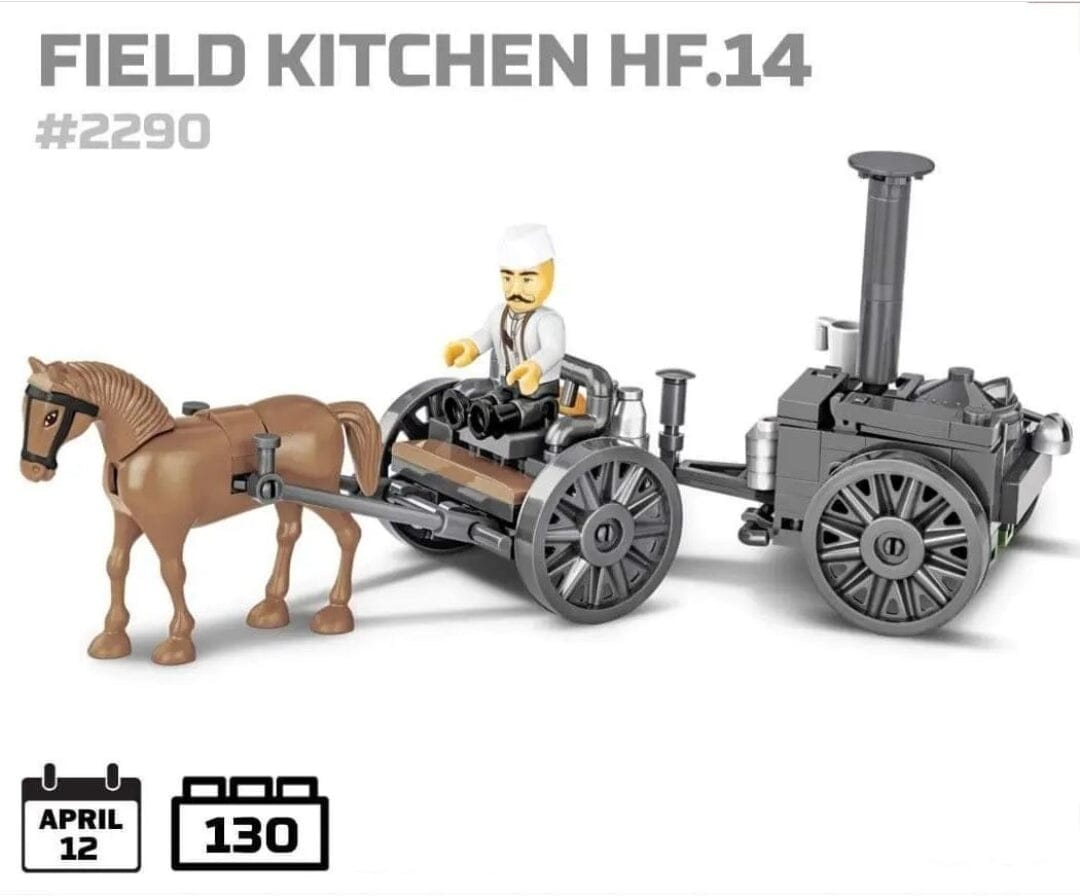 Field Kitchen HF.14 - COBI 2290 - 130 Bricks – BRICKTANKS