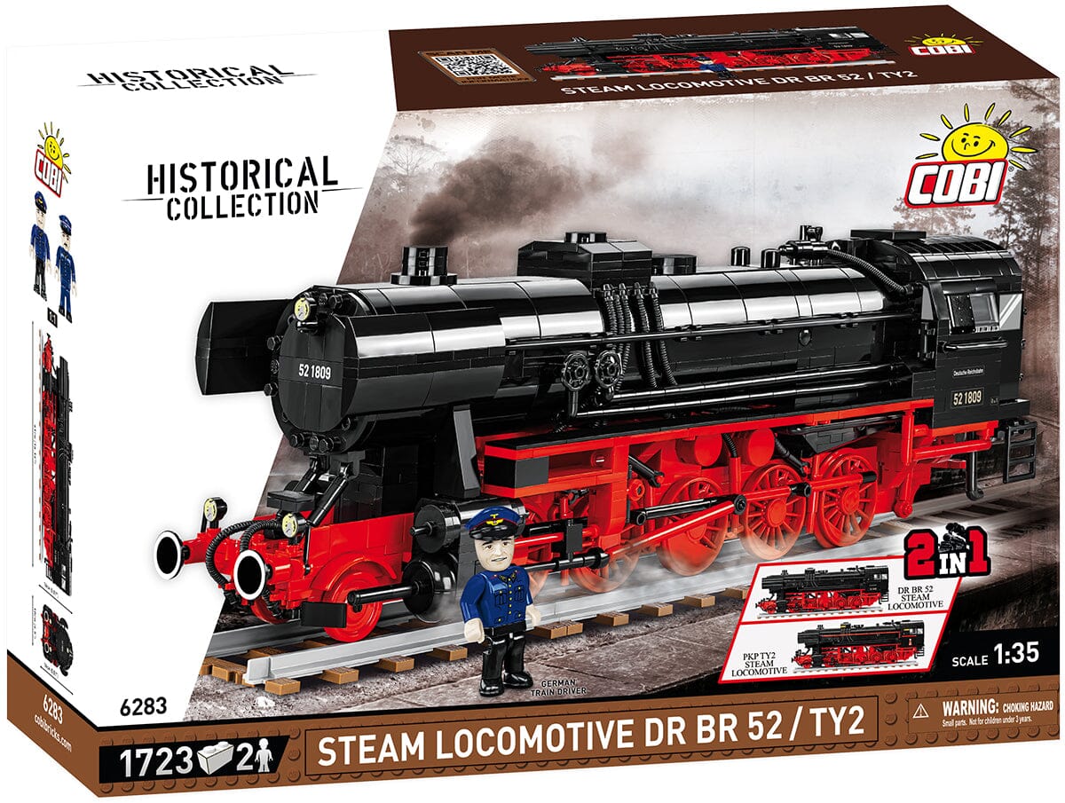Steam Locomotive DRB Class 52/TY-2 - COBI 6283 - 1723 brick train ...