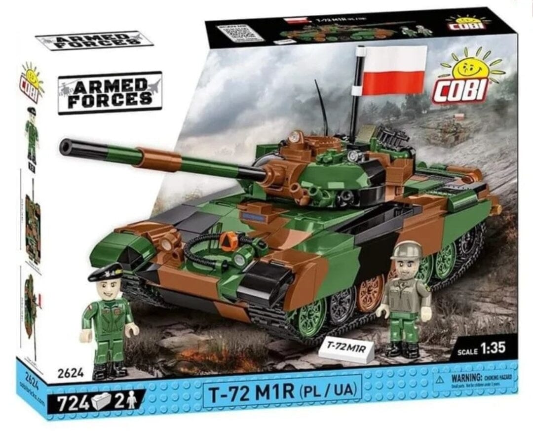 T-72 M1R brick tank model - COBI 2624 - 720 bricks - BRICKTANKS
